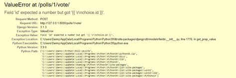 python 3 x django 3 1 3 field id expected a number but got {{ r