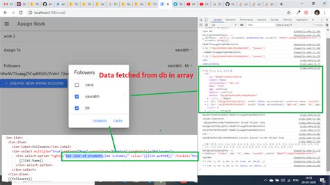 angular unable to pre assign values to ion select multiple stack