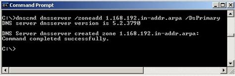 domain network systems dns information add a reverse dns lookup zone
