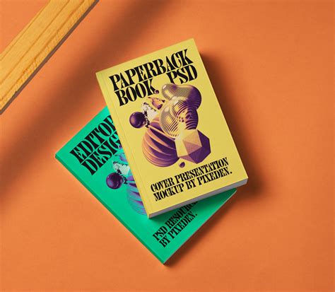 Psd Book Hardcover B6 Vol2 Pixeden Club