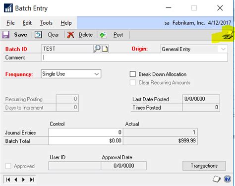 printing batch edit list in microsoft dynamics gp logan consulting