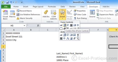 excel course using a database more