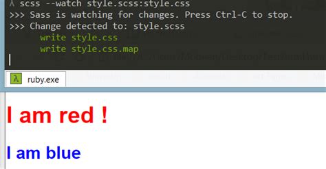 css how to watch a sass file stack overflow