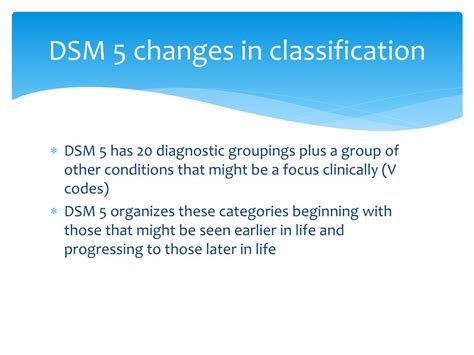 Ppt Diagnostic Groupings In The Dsm 5 Powerpoint Presentation Free