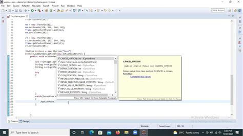 java and mysql connection using eclipse windowbuilder part 2 youtube