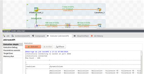 talend issue when using dynamic schema with csv file stack overflow