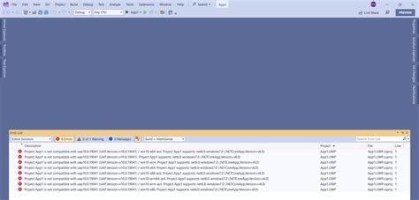 does xamarin forms uwp app support 6 i tried to migrate xamarin