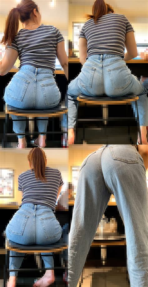 ピチピチジーンズヒップ184 ムチムチ極エロ突き出し尻をローアンから！！jdお姉様♪ Gcolleまとめ