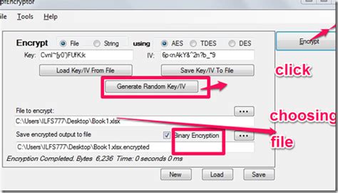 free software to encrypt files and text with aes des