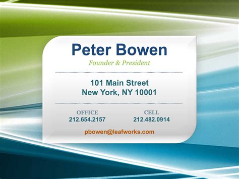 laying out a powerpoint contact slide free tutorial