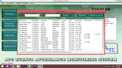 attendance monitoring system with barcode technology a thesis capstone