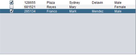 mysql save checkbox value from jtable into database stack overflow