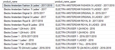 sql server upper function