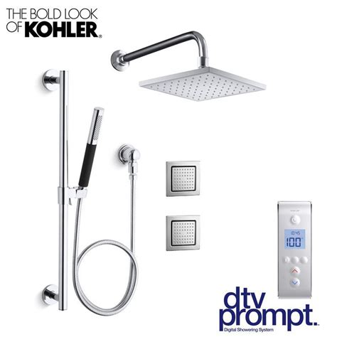Kohler Dtv Prompt Cs Sp2 Polished Chrome Luxury Shower System Includes