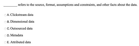 solved refers source format assumptions constraints facts