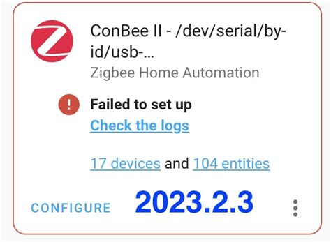 after update to home assistant 2023 1 1 deconz conbee ii addon doesn t