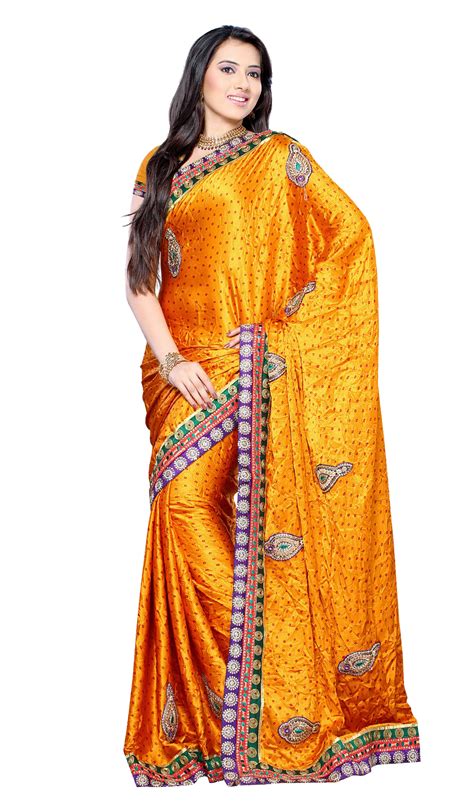 Indian Saree Model Png File