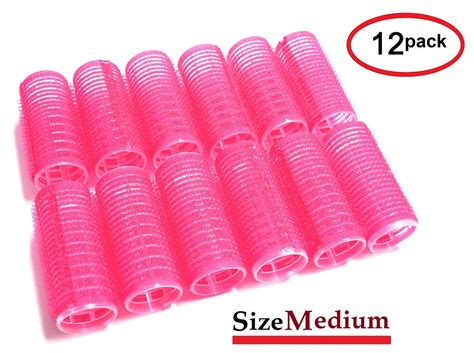 Urbhome Medium Hair Rollers Self Grip Salon Hairdressing Curlers 12