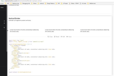 fix divider divider is not visible on the documentation page · issue