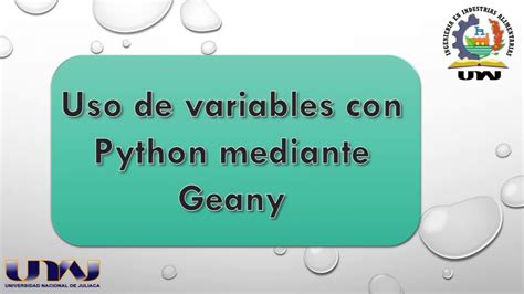 gestión de variables mediante python usando geany youtube