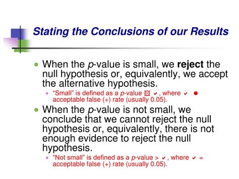 Ppt Statistical Significance Using P Value Powerpoint Presentation