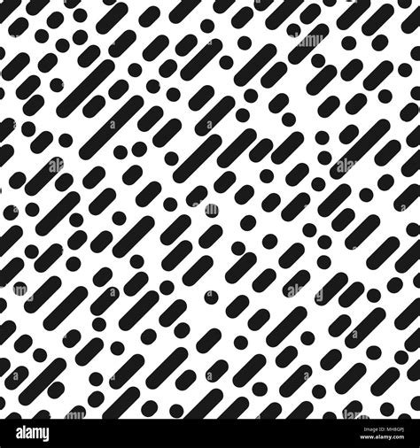Seamless Diagonal Line Pattern Monochrome Stripes Black And White