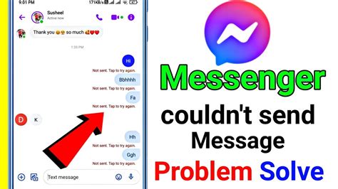 How To Fix Message Not Sending Problem In Messenger Couldnt Send