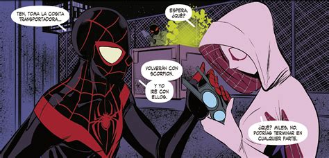 Miles Morales And Spider Gwen Comic Margaret Wiegel
