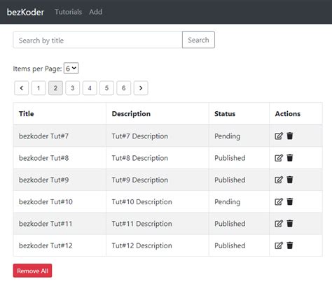 react table pagination server side with search react