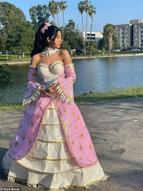Southern California Girl Who Spent 120 Hours On Duct Tape Gown Wins