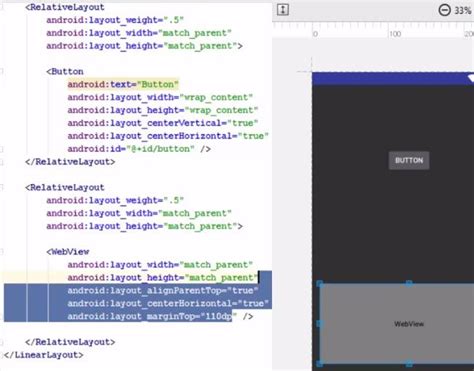 split screen using multiple layout