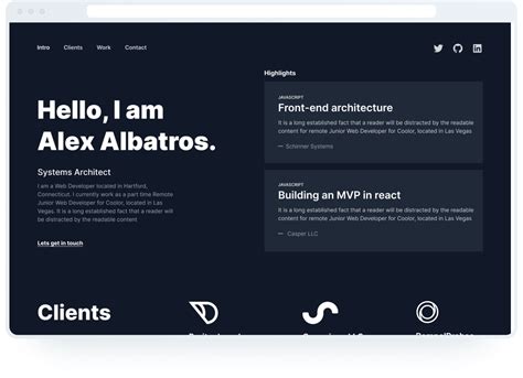 tuk template portfolio template react angular and vue