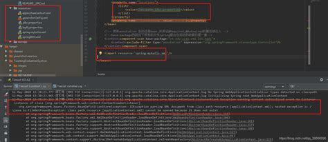 web项目运行报错 ioexception parsing xml document from class path resource