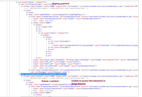 selenium unable to switch to the iframe with same name but in