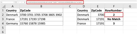 excel find value in range of strings and return row