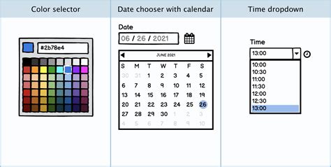 special picker guidelines wireframing academy balsamiq