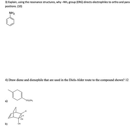 [solved] 3 explain using the resonance structures why nh2 group