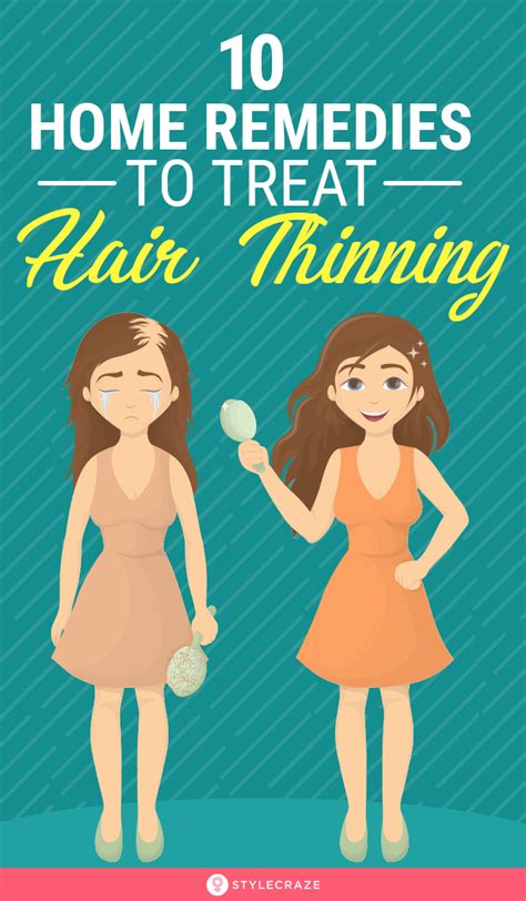10 Home Remedies And Prevention Tips To Treat Thinning Hair Treat