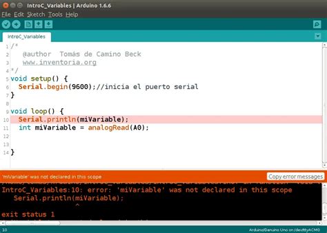 tipos de variables arduino actualizado noviembre 2022