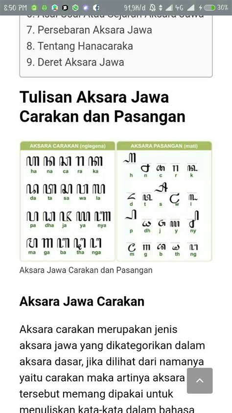 Contoh Tulisan Aksara Jawa Dan Pasangannya Pelajaran The Best Porn