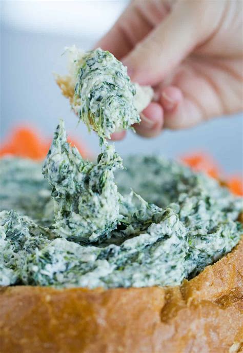 Easy Spinach Dip Brown Eyed Baker