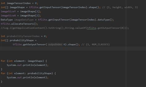 tensorflow how to read the output tensor tflite in