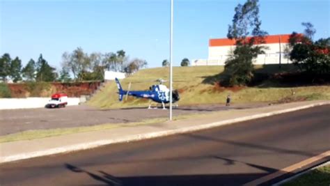 Helicóptero Do Consamu Realiza Transferência De Idosa Para O Huop