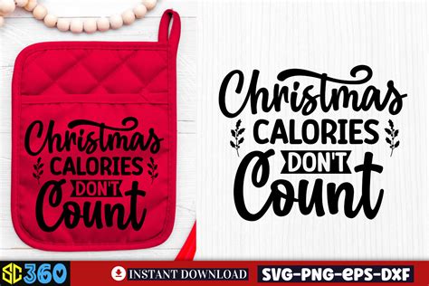 Christmas Calories Dont Count Svg Graphic By Craftart · Creative Fabrica