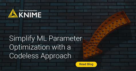a codeless approach for parameter optimization knime