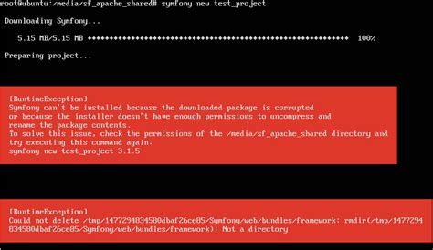 php virtualbox ubuntu server guest serving of symfony app ends up