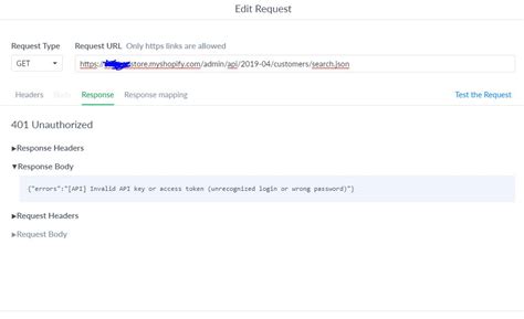 { errors [api] invalid api key or access token unrecognized login or