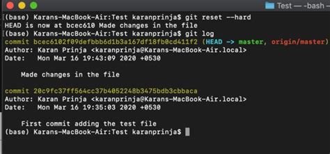 git reset hard guide to git reset hard with working and examples