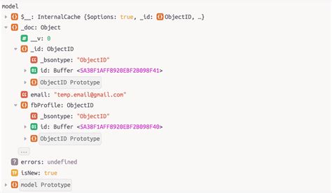 node js convert json to mongoose document along with