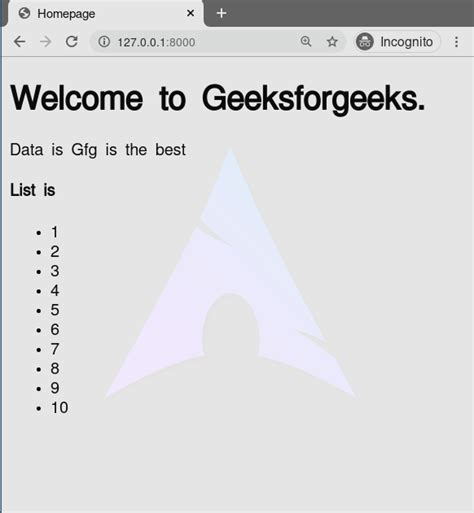 django templates geeksforgeeks